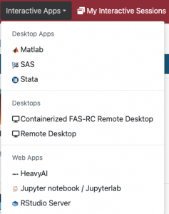 Virtual Desktop through Open OnDemand (OOD) – FASRC DOCS