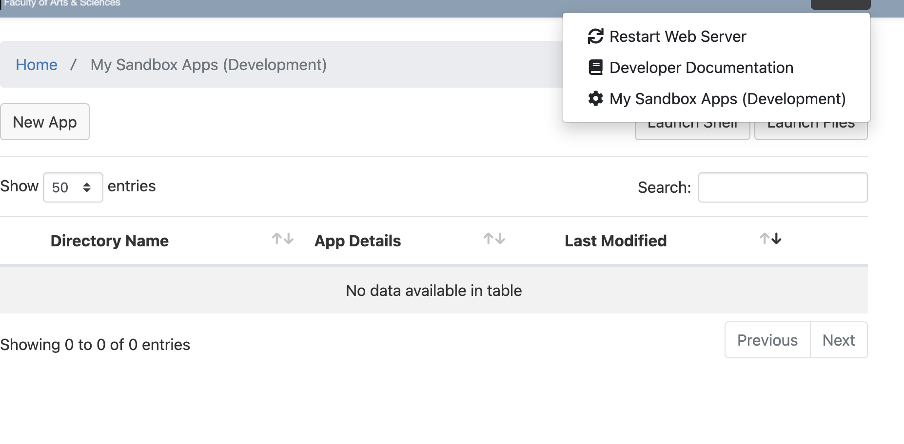 Developing your own app using Open OnDemand – FASRC DOCS